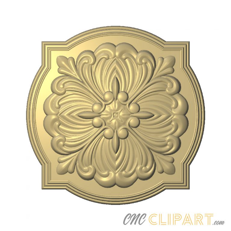 Decorative 3D Relief Models - CNC Clipart