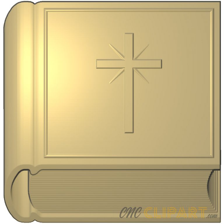 The Holy Bible 3D Relief Model - CNC Clipart