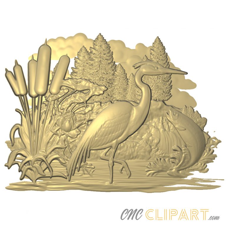 Scenic 3D Relief Models - CNC Clipart