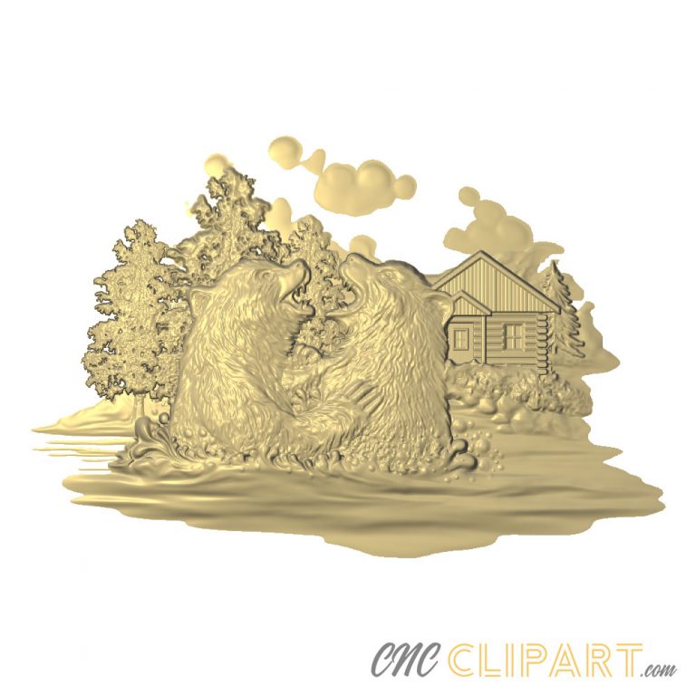 Scenic 3D Relief Models - CNC Clipart