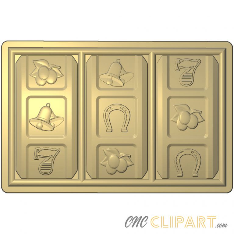 Objects 3D Relief Models - CNC Clipart